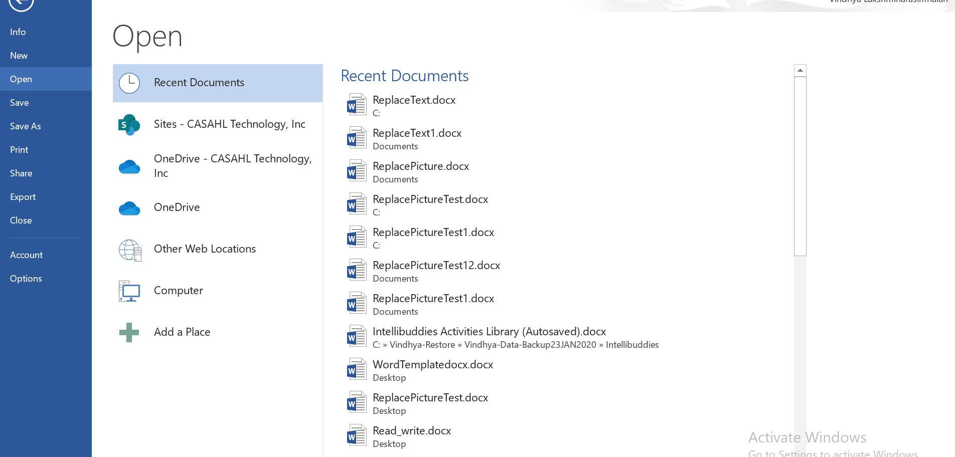 Working With Word Automation IntelliBuddies Documentation Portal