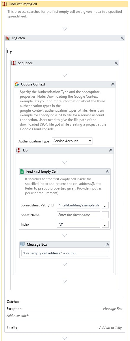 Find First Empty Cell IntelliBuddies Documentation Portal