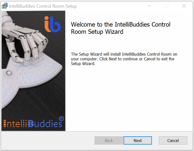 Control Room - Installation | IntelliBuddies® Documentation Portal