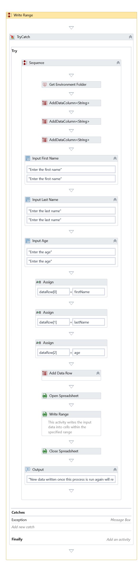 Write Range | IntelliBuddies® Documentation Portal
